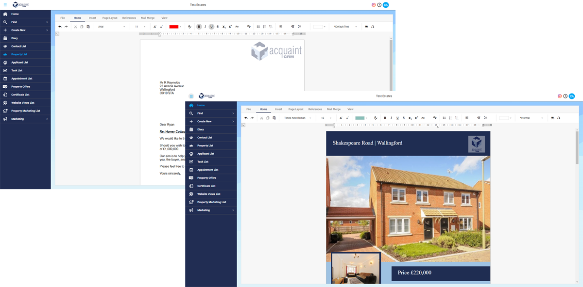 Feature Highlight: Acquaint Web Now Supports Brochures, Window Cards ...